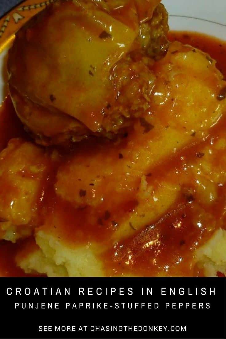 Croatian Stuffed Peppers Recipe (Punjene Paprike) | Chasing the Donkey
