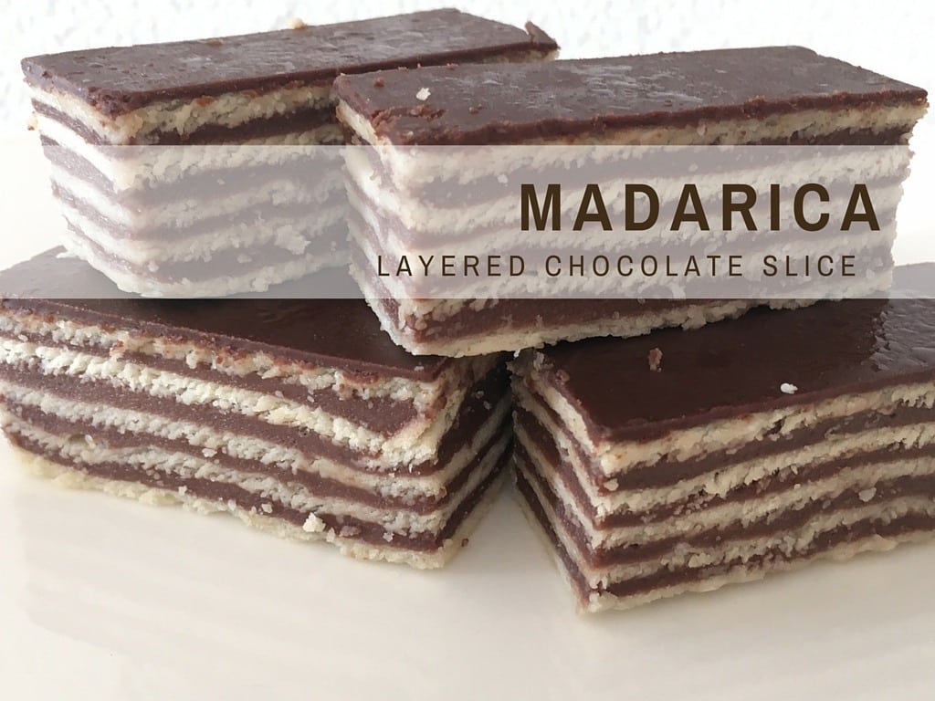 Croatian Recipes: Madarica {Layered Chocolate Slice} | Croatia Travel ...