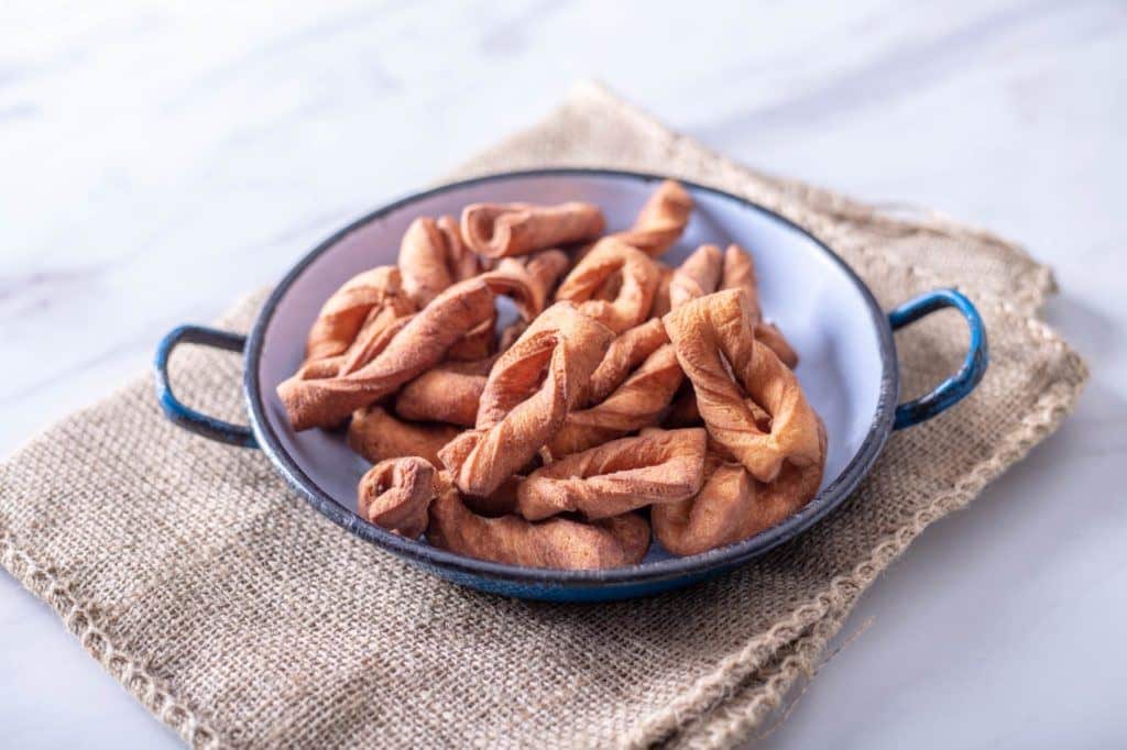 Croatian Kroštule (Sweet Pastry Knots) | Chasing the Donkey