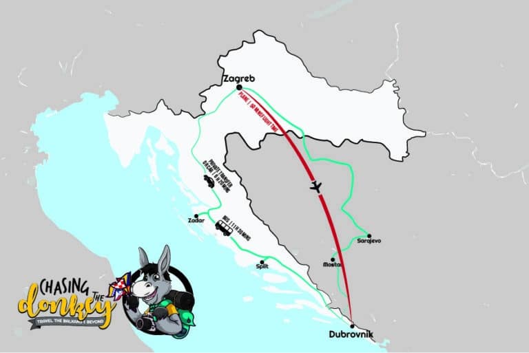 Croatia Road Trip From Dubrovnik to Zagreb (And Stops In Between)