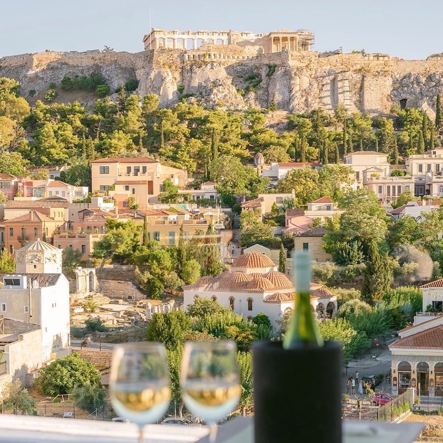 The Best Rooftop Bars In Athens For Eating & Drinking | Chasing the Donkey