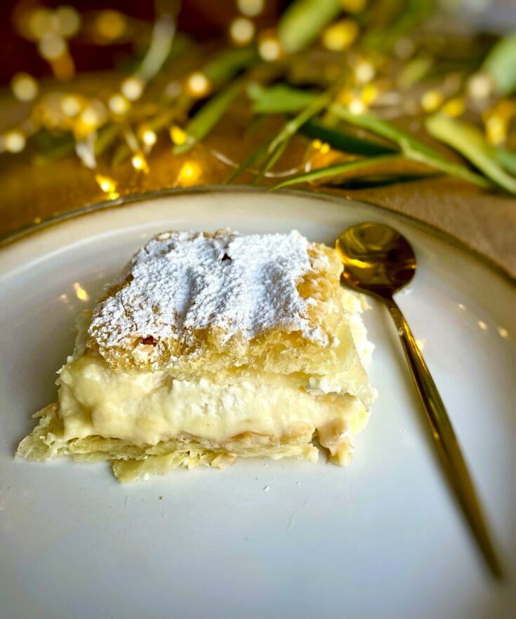Croatian Kremšnite Recipe (Croatian Custard Slice) | Chasing the Donkey