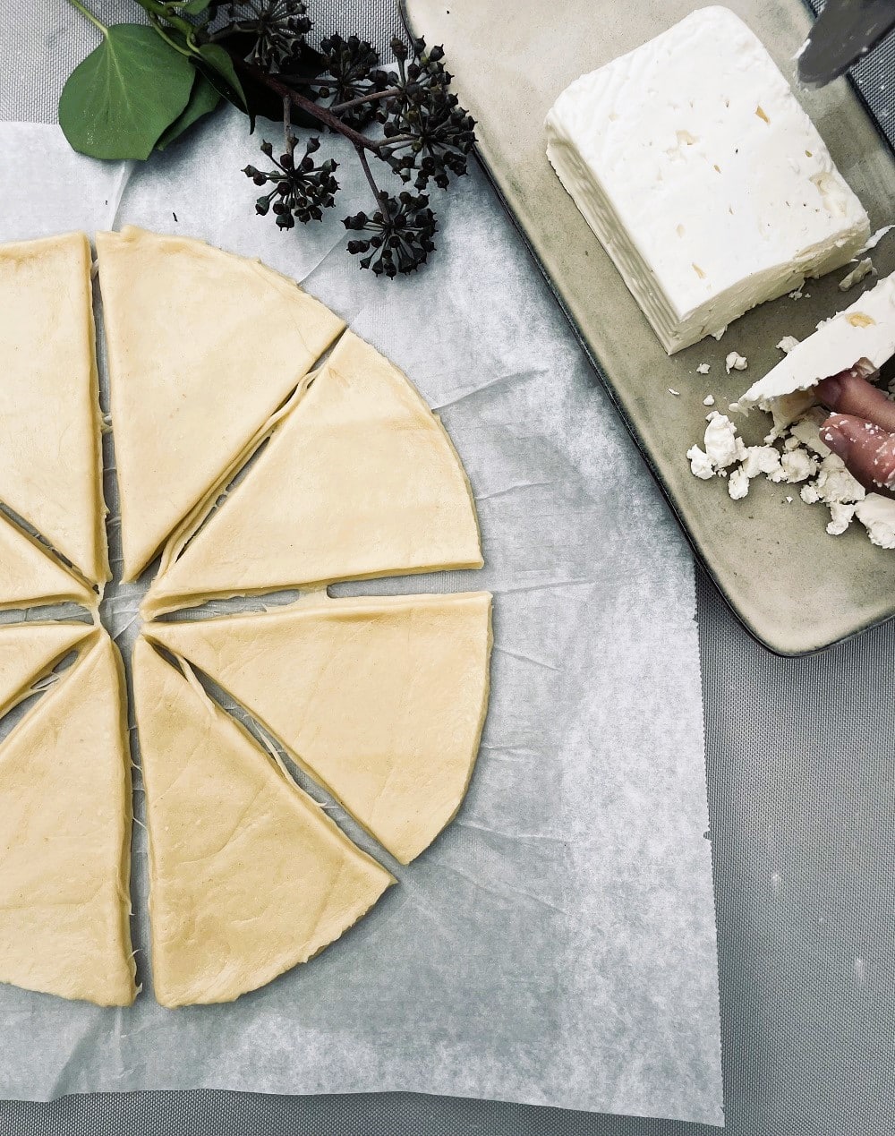 Cheese Crescent Rolls Recipe (Kiflice Sa Sirom) | Chasing the Donkey