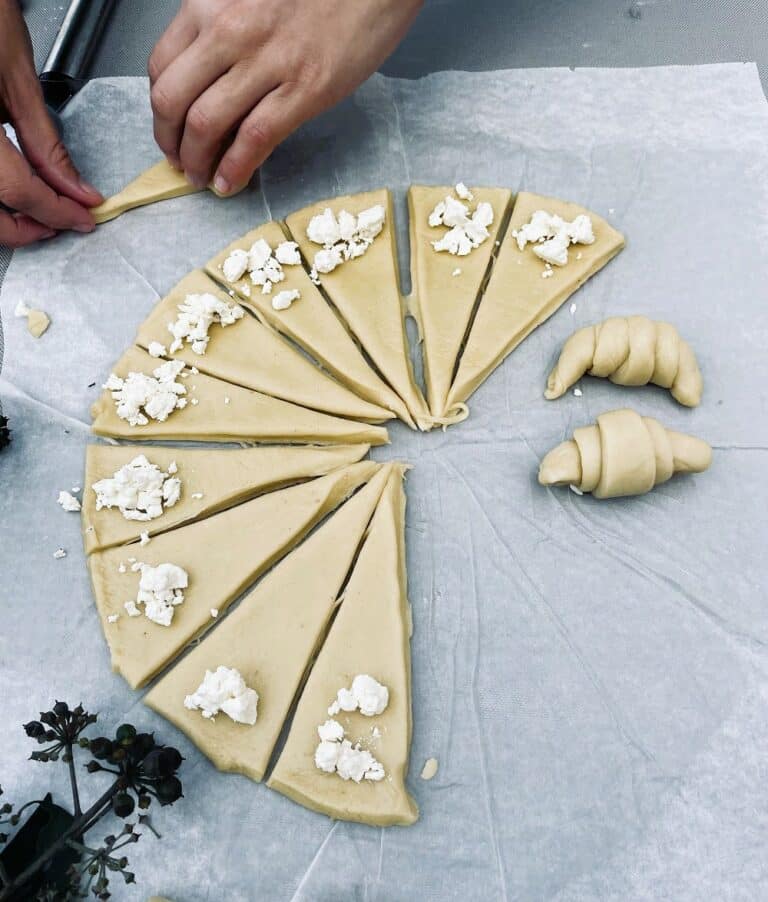 Cheese Crescent Rolls Recipe (Kiflice Sa Sirom) | Chasing the Donkey