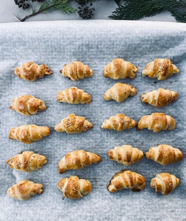 Cheese Crescent Rolls Recipe (Kiflice Sa Sirom) | Chasing the Donkey