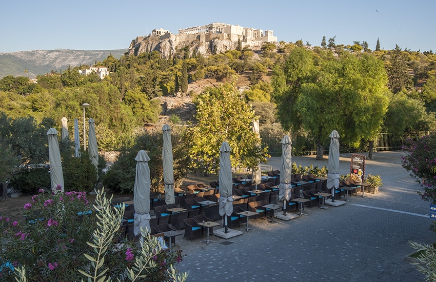 Acropolis View Athens Rooftop Restaurants | Chasing the Donkey